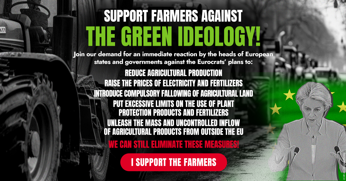 Support farmers against green ideology!